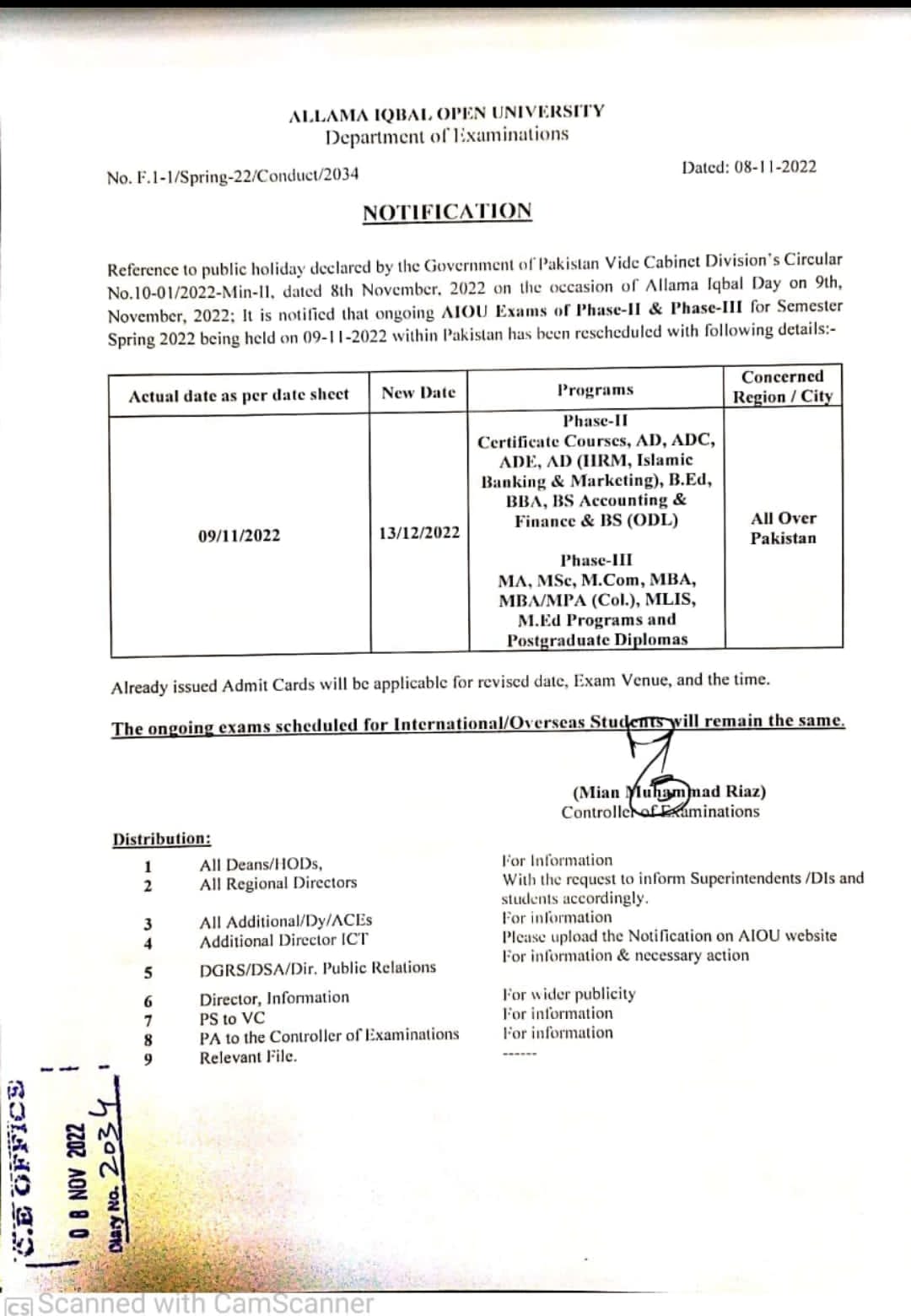 CMS for Continuing Students | Education For All