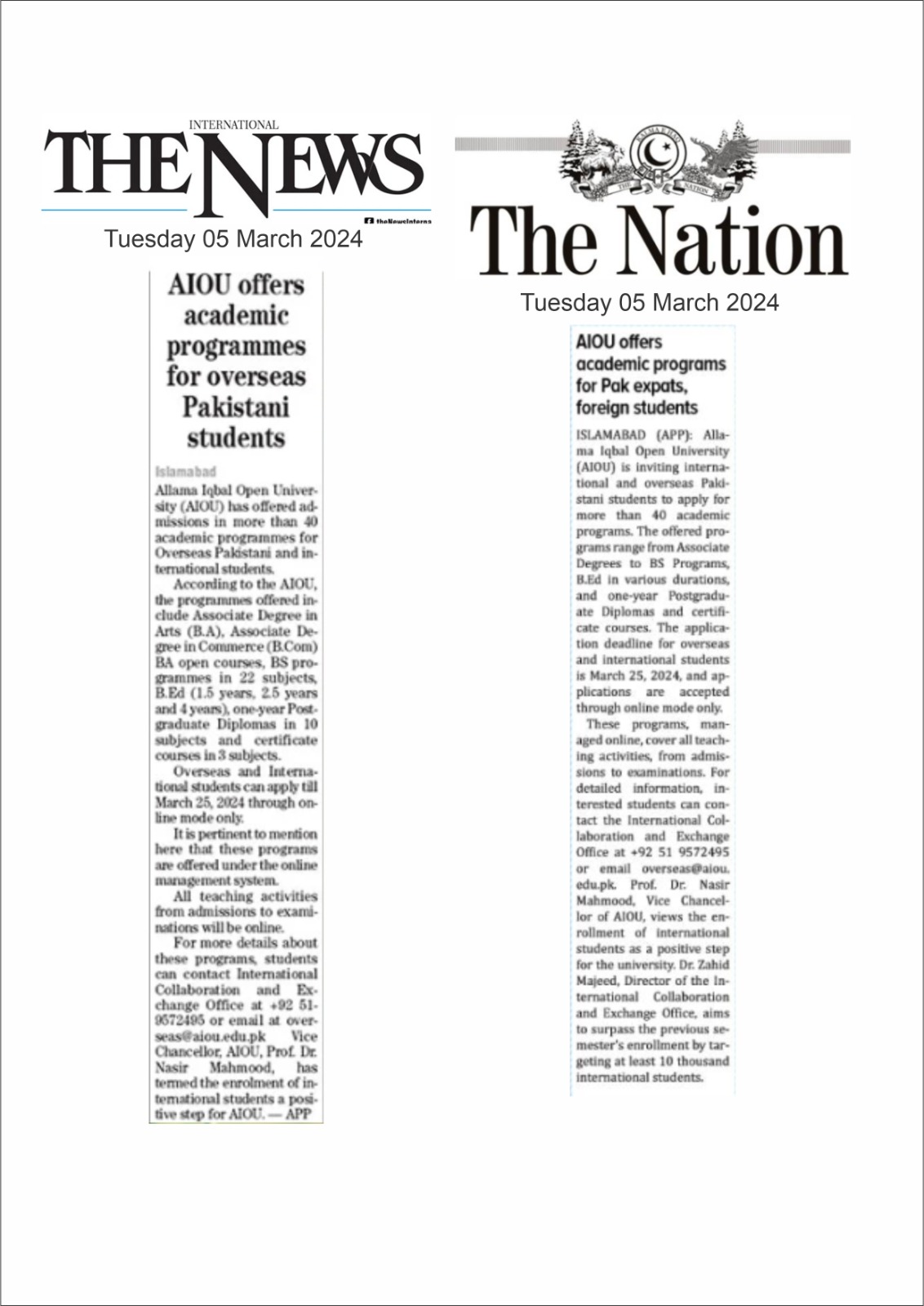 PressReleas | Education For All