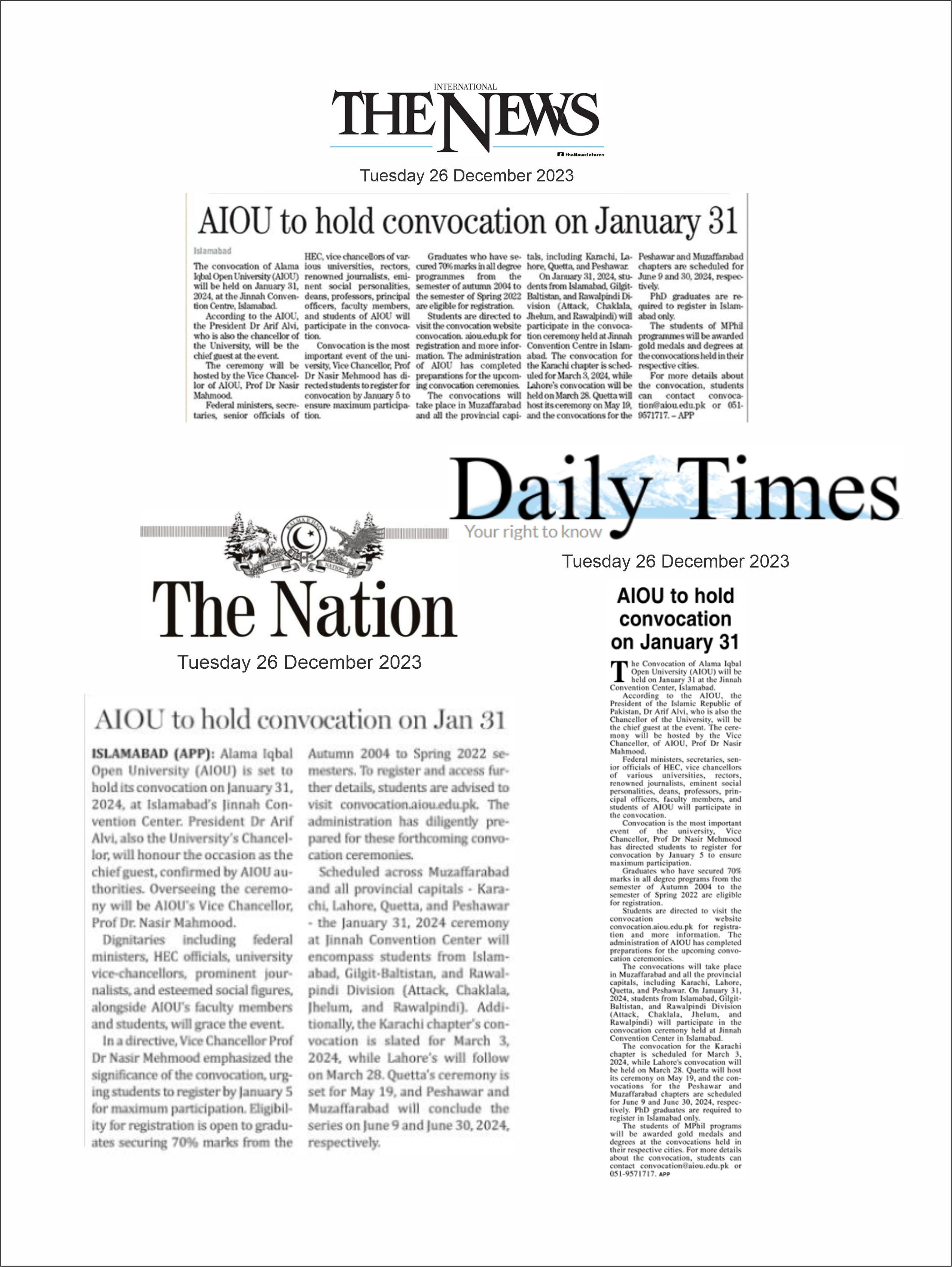 PressReleas | Education For All