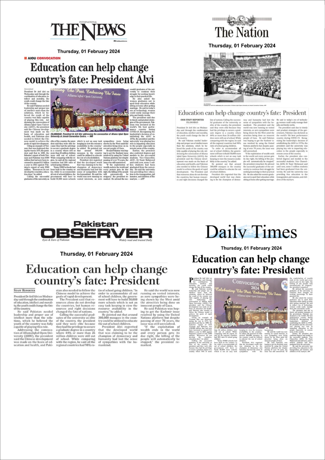 PressReleas | Education For All